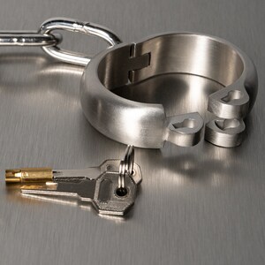 Solid Stainless Steel Shackles With Key Lock and Chain - Etsy