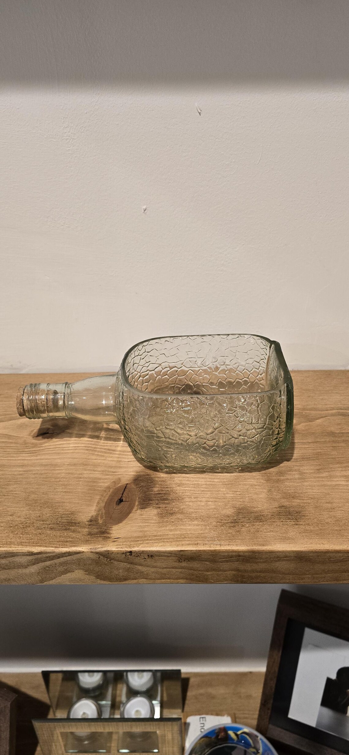 Upcycled Rum Bottle Planter: Eco-friendly Herb & Succulent Holder ...