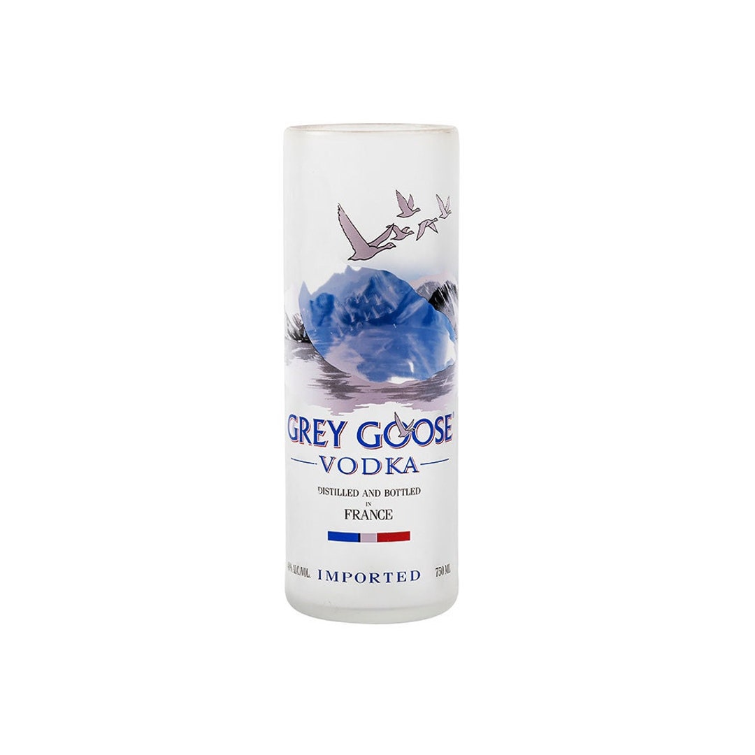 Grey Goose Glass Vodka Glass Grey Goose Gift Vodka Gifts - Etsy