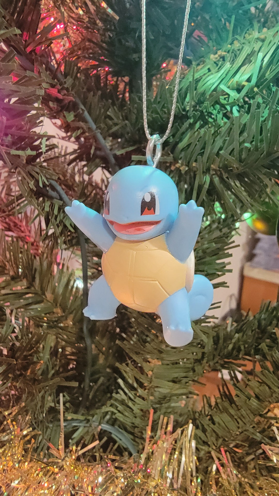 Pokémon Happy Squirtle Christmas Ornament - Etsy