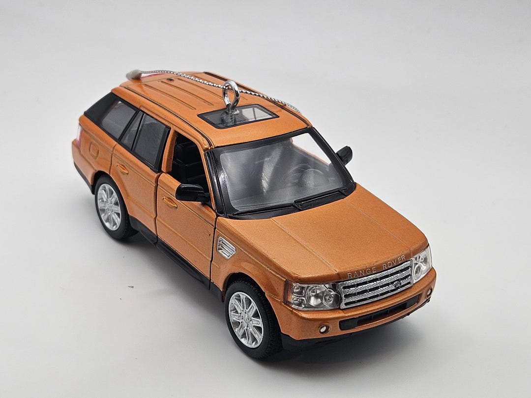Custom Big Car Range Rover Sport Christmas Ornament in Orange - Etsy