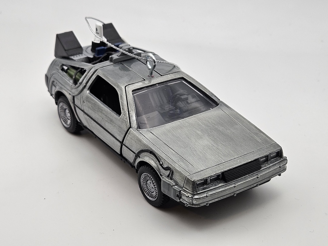 Delorean Time Machine Christmas Ornament: Back to the Future 2, Diecast ...