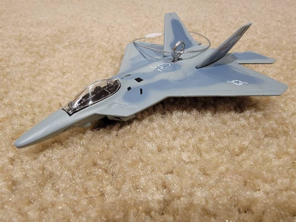 Custom F-22 Raptor Christmas Ornament | Etsy