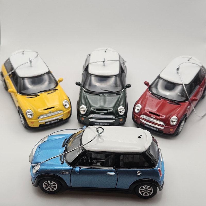 Blue Mini Cooper Diecast - Etsy