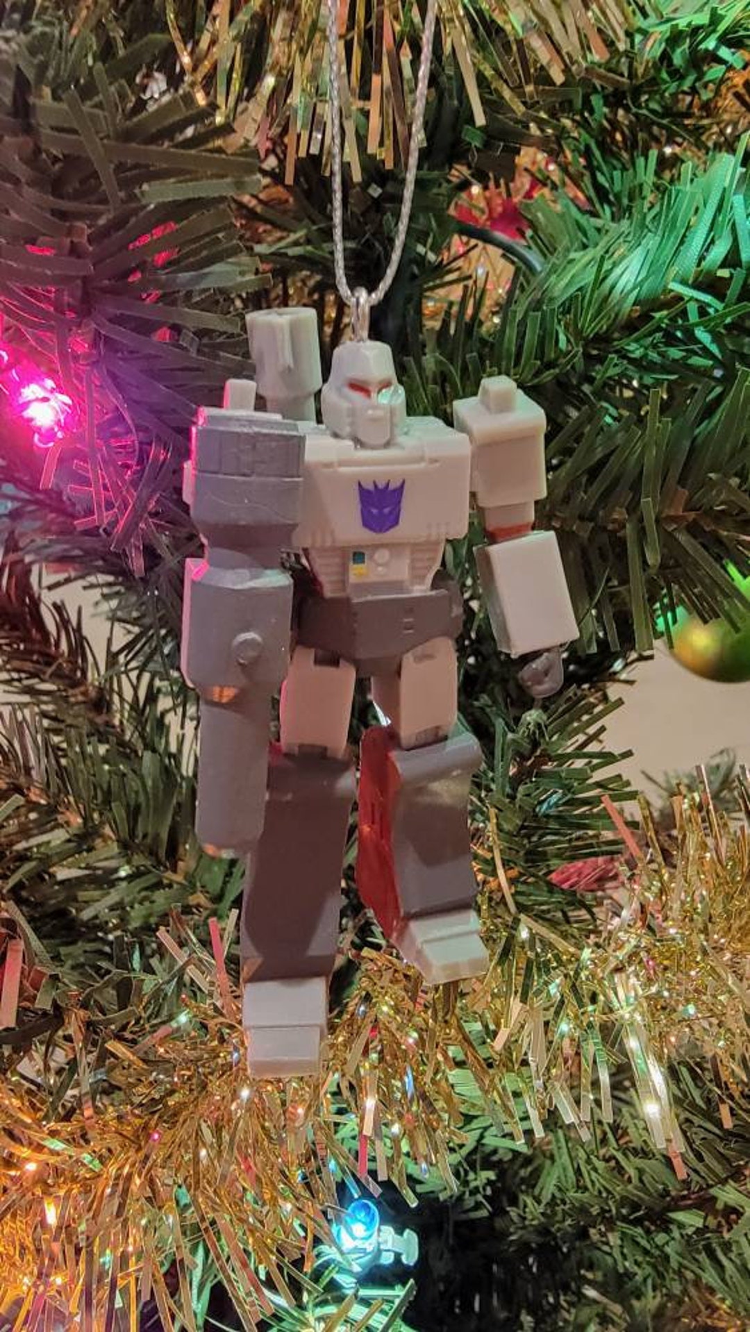 Custom Transformers Megatron Christmas Ornament - Etsy