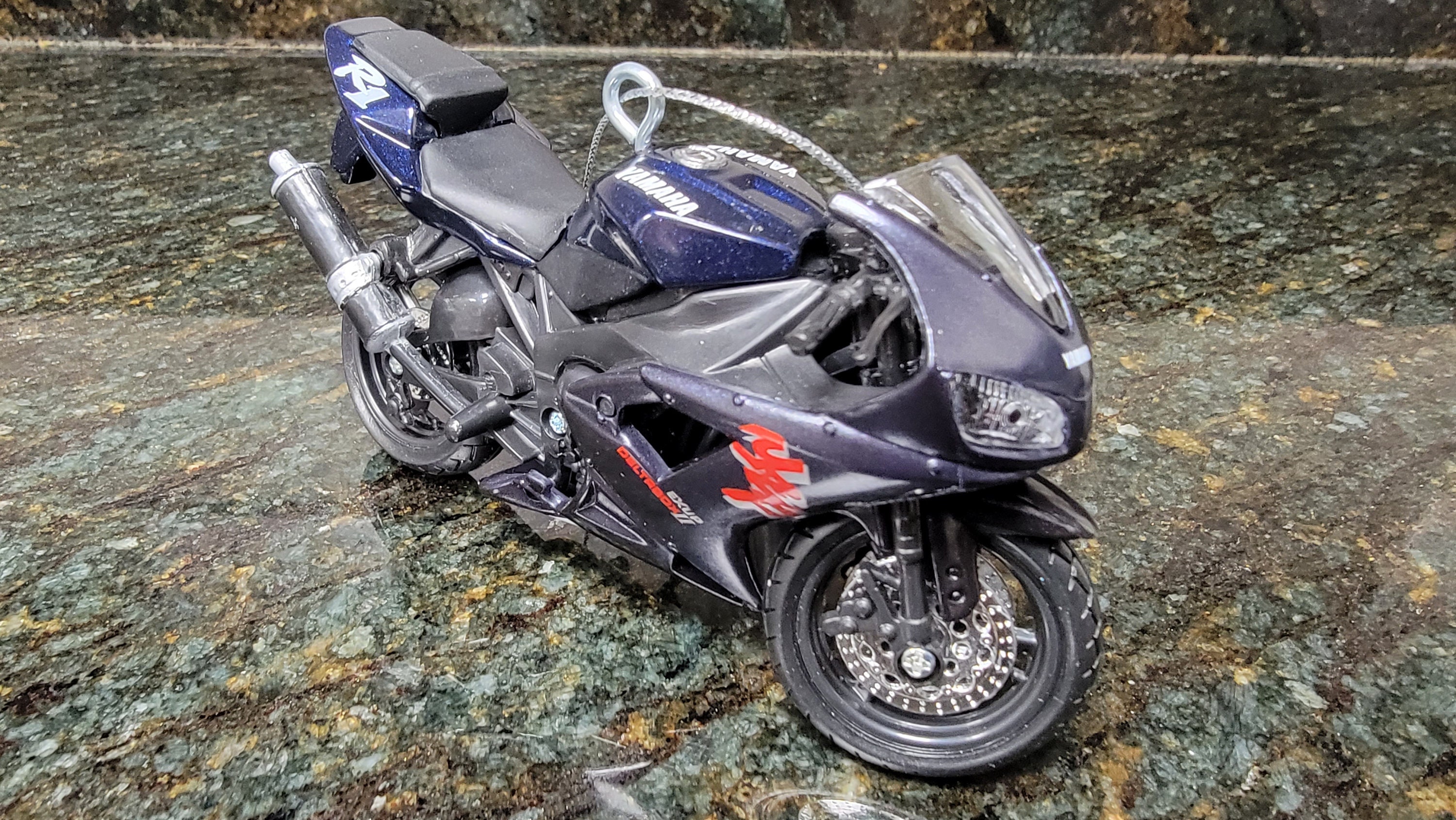 Custom Yamaha YZF-R1 Motorcycle Christmas Ornament - Etsy