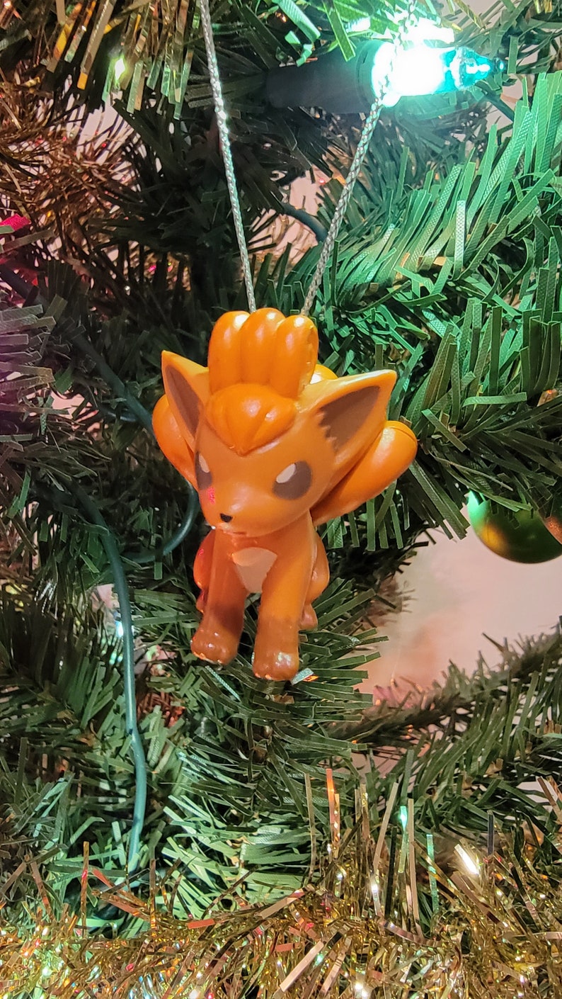 Custom Pokémon Vulpix Christmas Ornament - Etsy