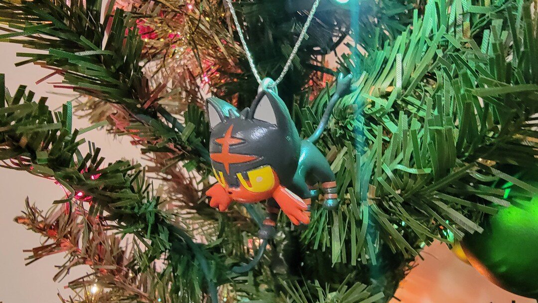 Pokémon Litten Christmas Ornament - Etsy