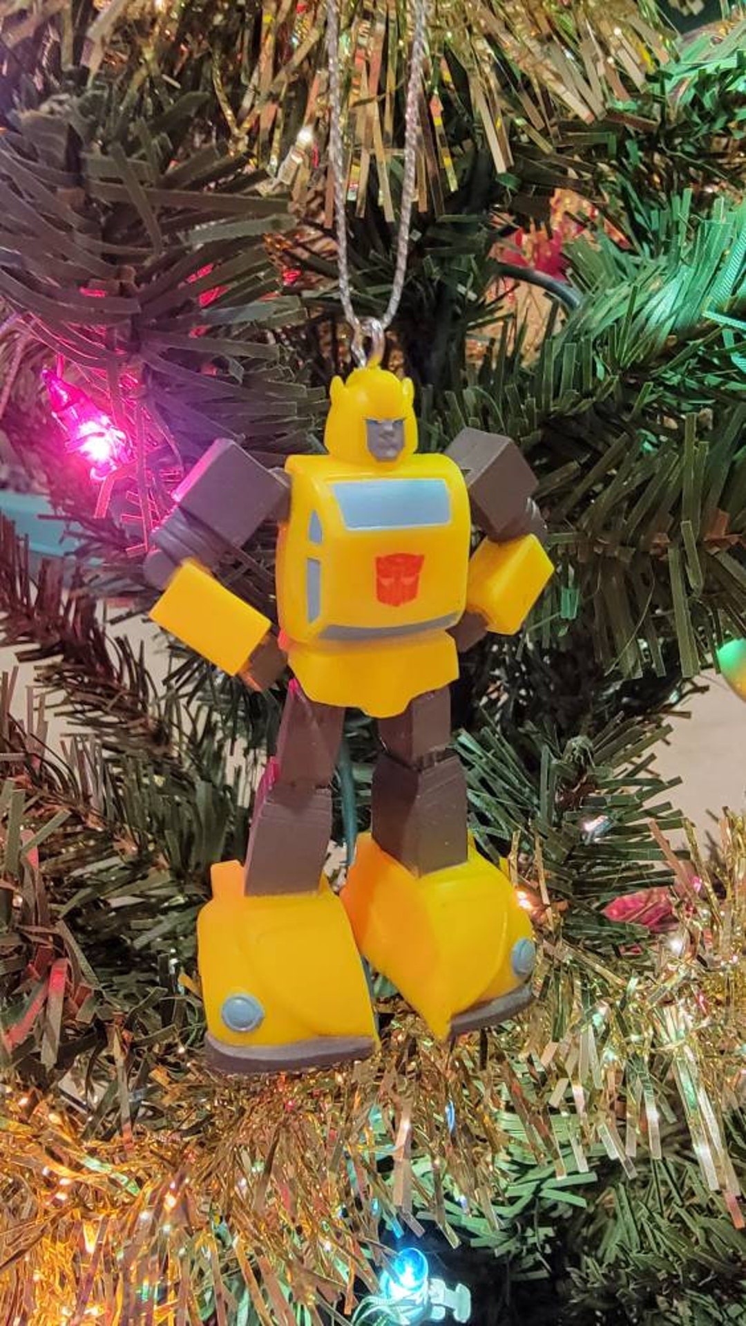 Transformers Bumblebee Christmas Ornament - Etsy