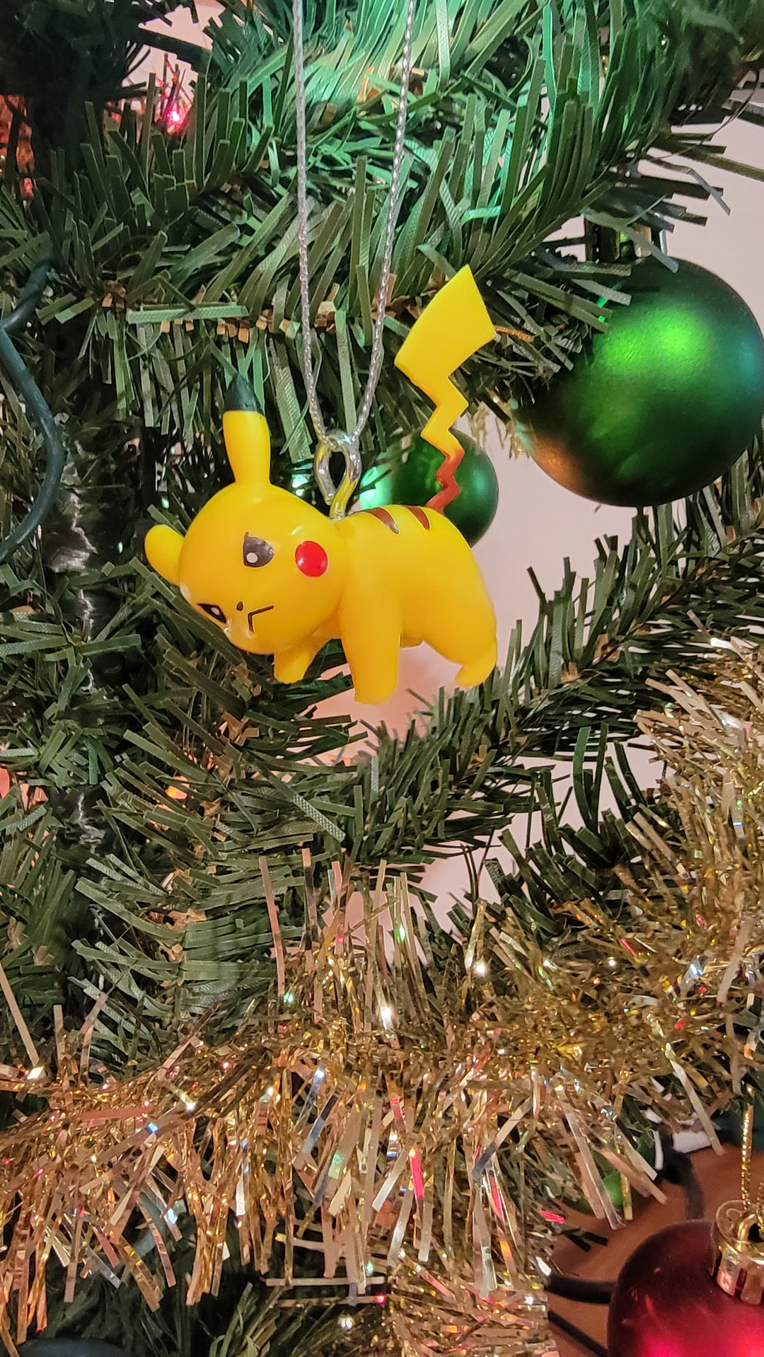 Pokémon Pikachu on All Four Legs Christmas Ornament - Etsy