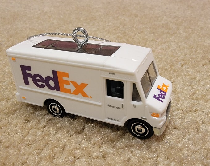 Custom Matchbox Fedex Delivery Truck Christmas Ornament - Etsy