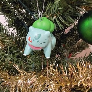 Custom Pokémon Winking Bulbasaur Christmas Ornament - Etsy