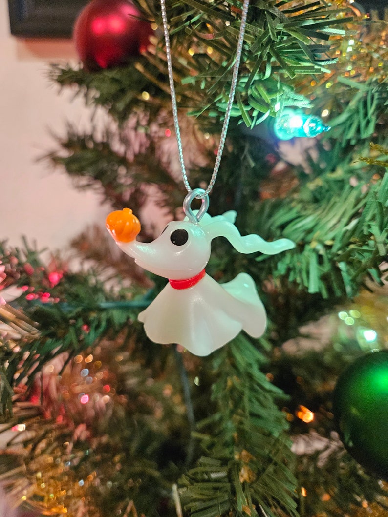 Nightmare Before Christmas Zero Christmas Ornament - Etsy