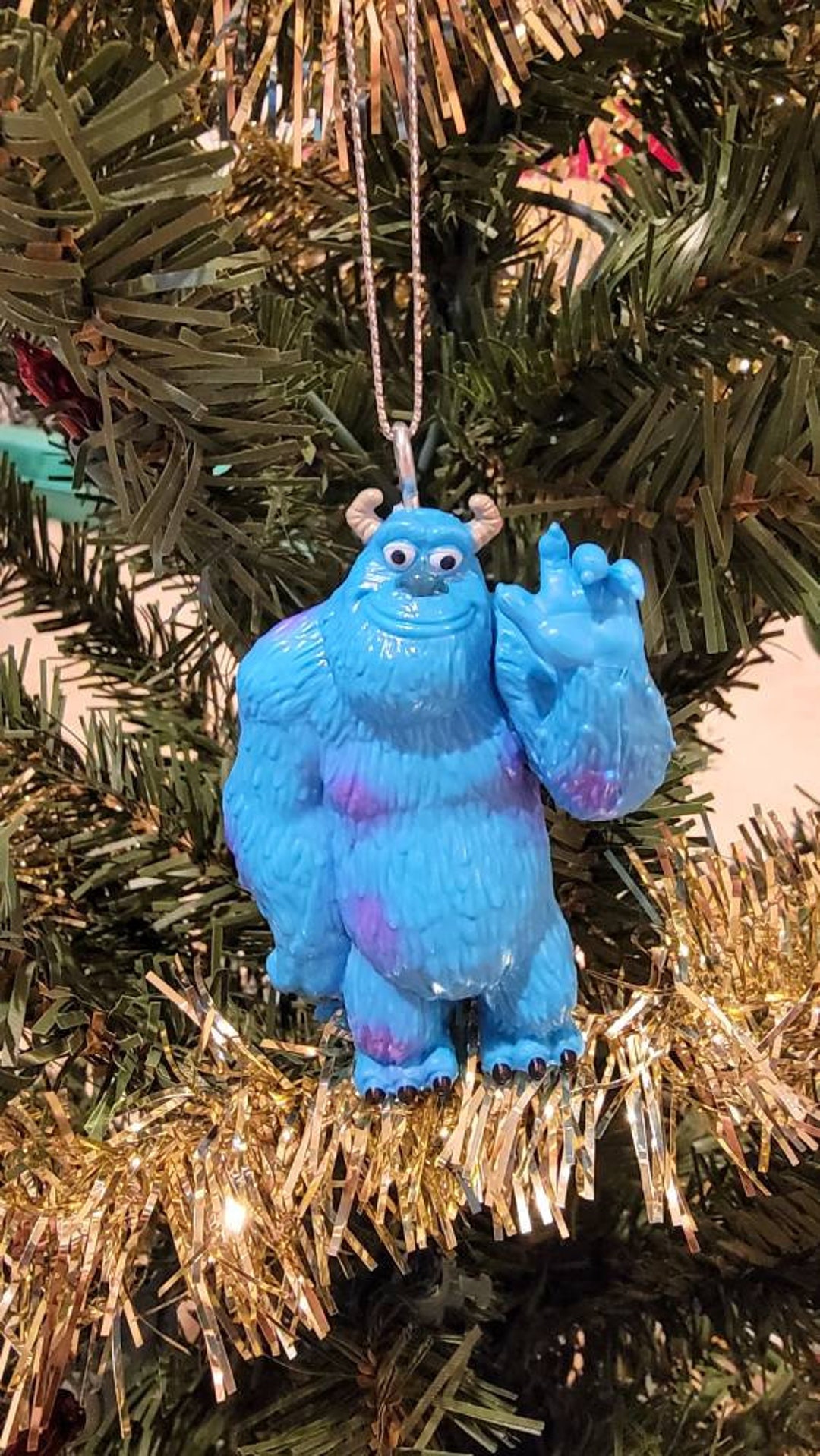 Custom Monsers Inc Sulley Christmas Ornament - Etsy