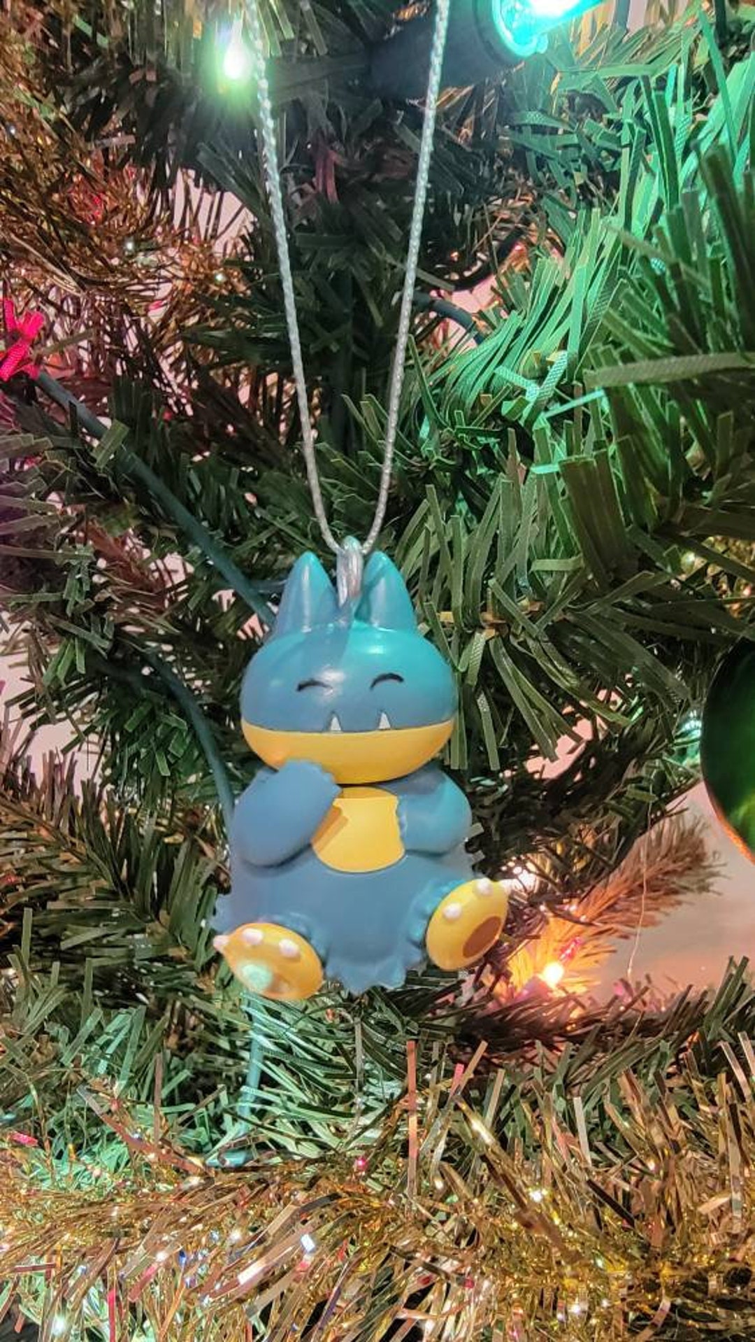 Custom Pokémon Munchlax Christmas Ornament - Etsy