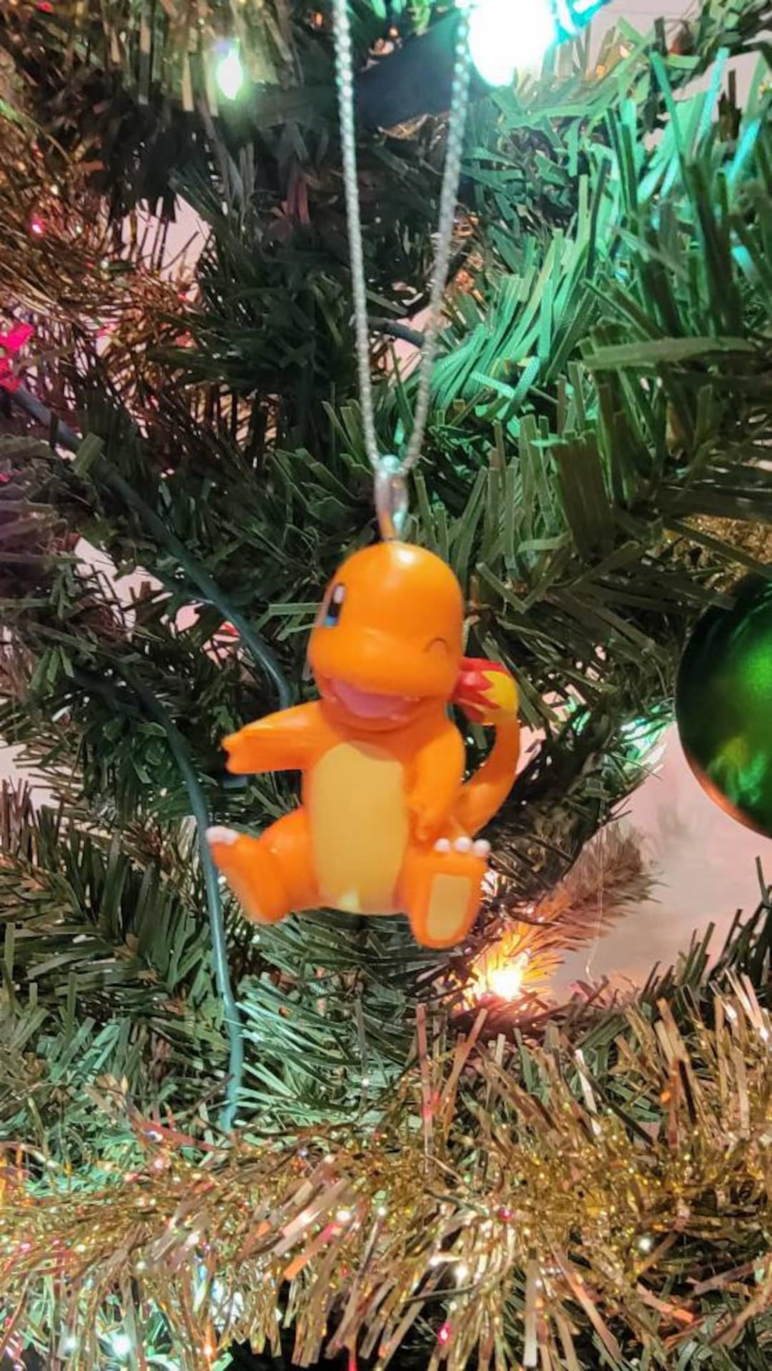 Custom Pokémon Winking Charmander Christmas Ornament - Etsy