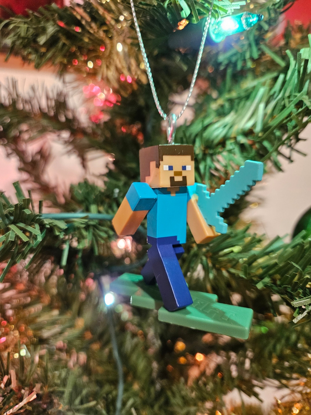 Minecraft Steve Christmas Ornament - Etsy