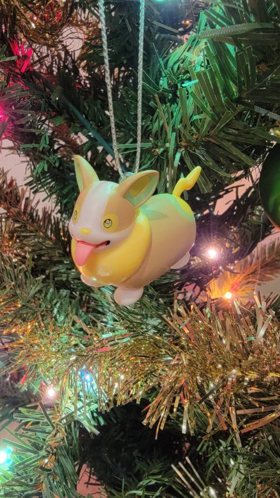 Custom Pokémon Yamper Christmas Ornament - Etsy