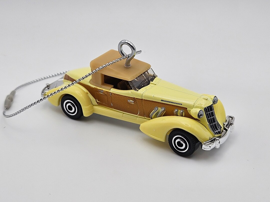 Custom Matchbox Indiana Jones 1936 Auburn Speedster Christmas Ornament ...
