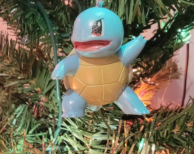 Custom Pokémon Squirtle Christmas Ornament - Etsy