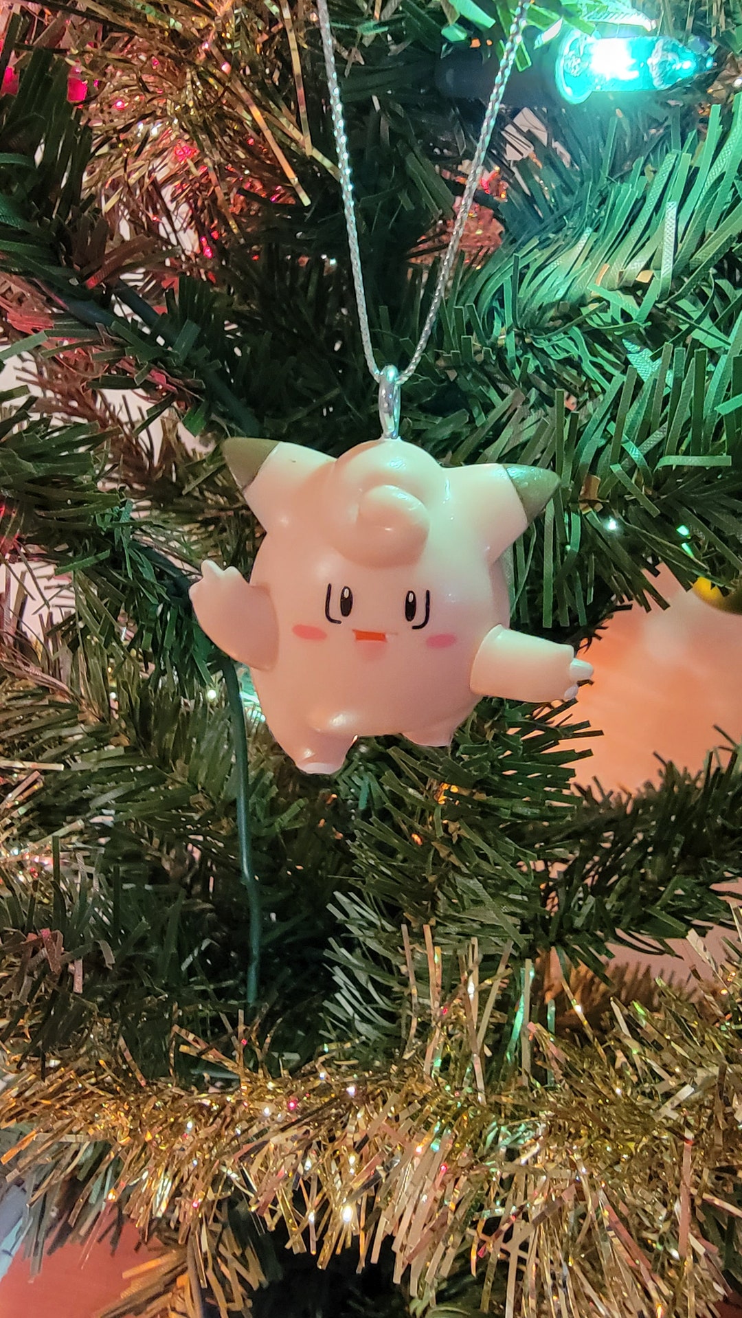 Custom Pokémon Clefairy Christmas Ornament - Etsy