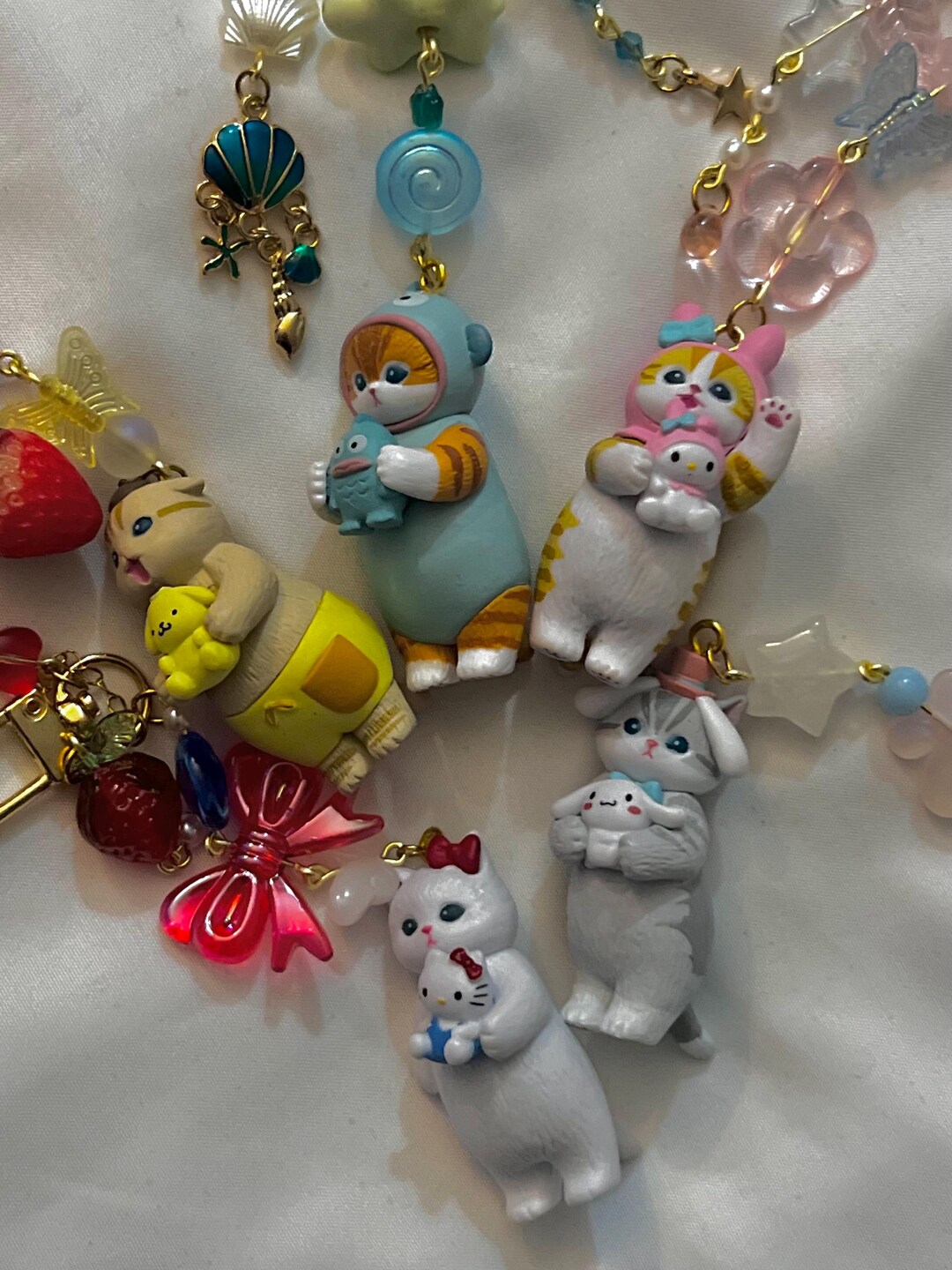 Mofusand Keychains! || Sanrio Edition || - Etsy