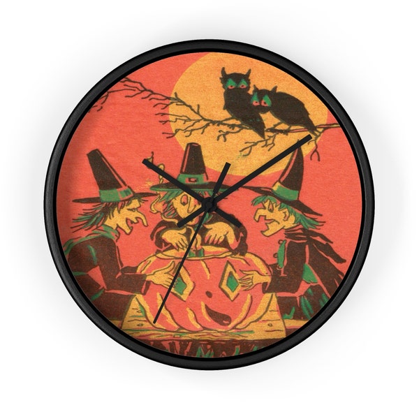 Halloween Clock - Etsy