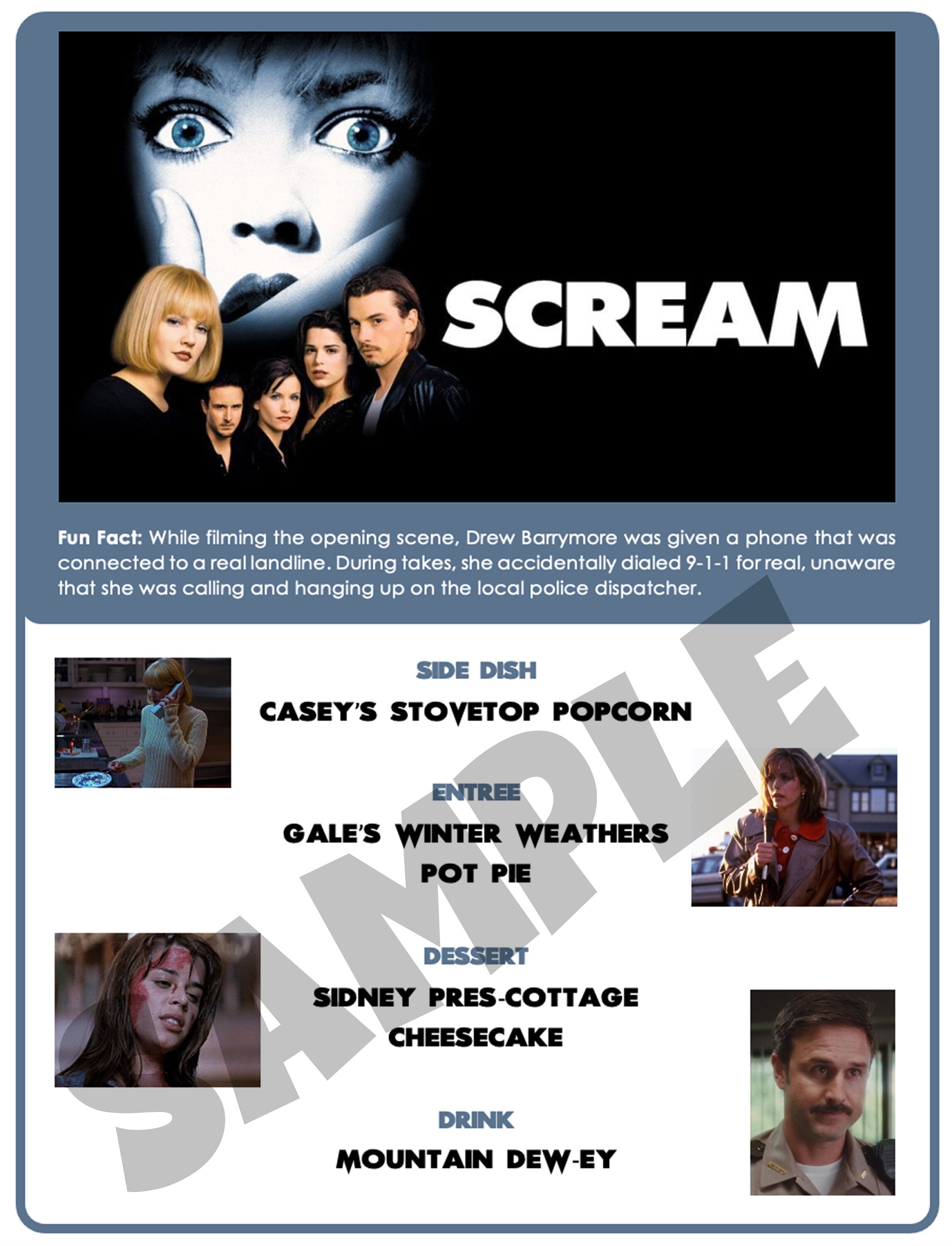 15 Halloween Horror Dinner and a Movie Menus | Dinner Date Ideas ...