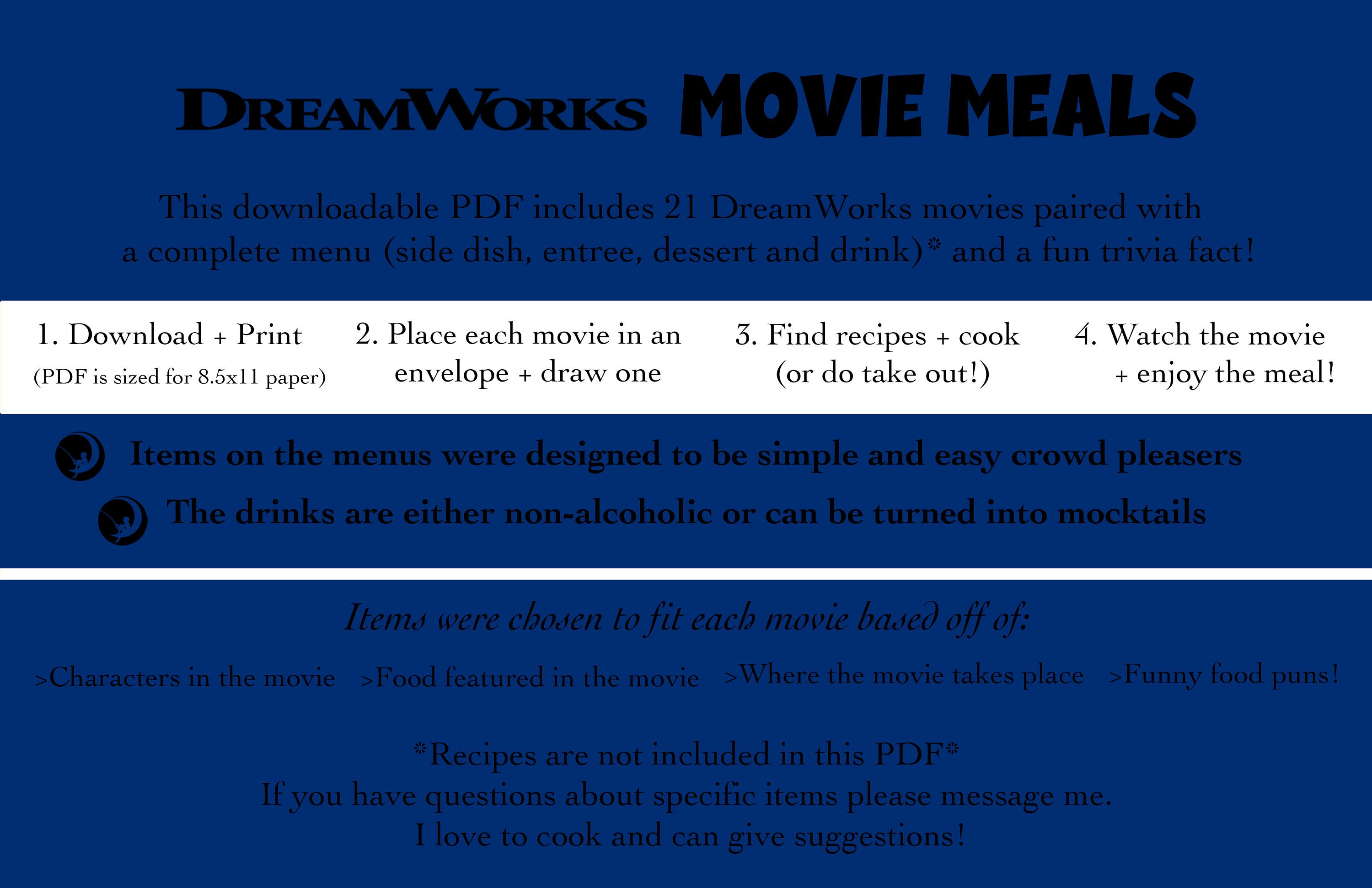 21 Dinner and a Movie Menus | Dinner Date Ideas | Family Friendly Meals ...