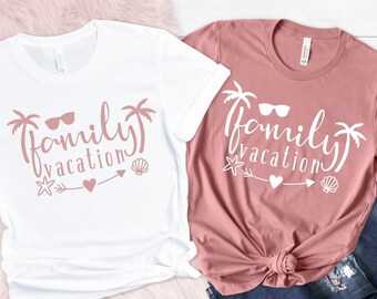 Custom Family Vacation Shirts, Summer Vacation Shirts Matching, Family ...