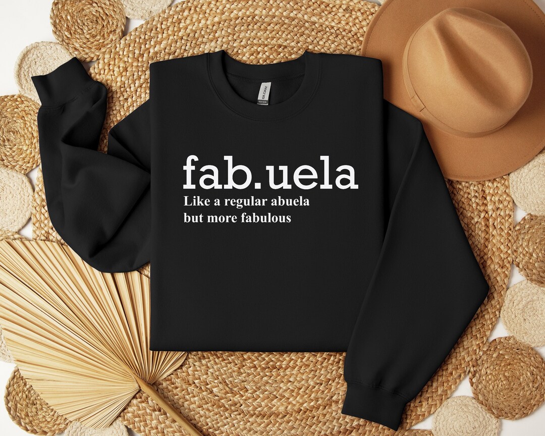 Fabuela Definition T-shirt,abuela Shirt,spanish Grandmother Shirt ...