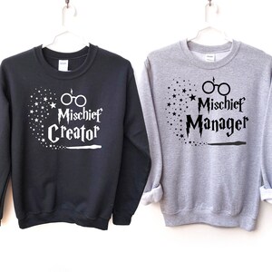 Mischief Manager Shirt, Mischief Creator Shirt, Matching Lover Shirt ...