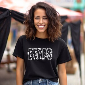 Bears Shirt College Mascot Shirt School Spirit Shirt Bears - Etsy