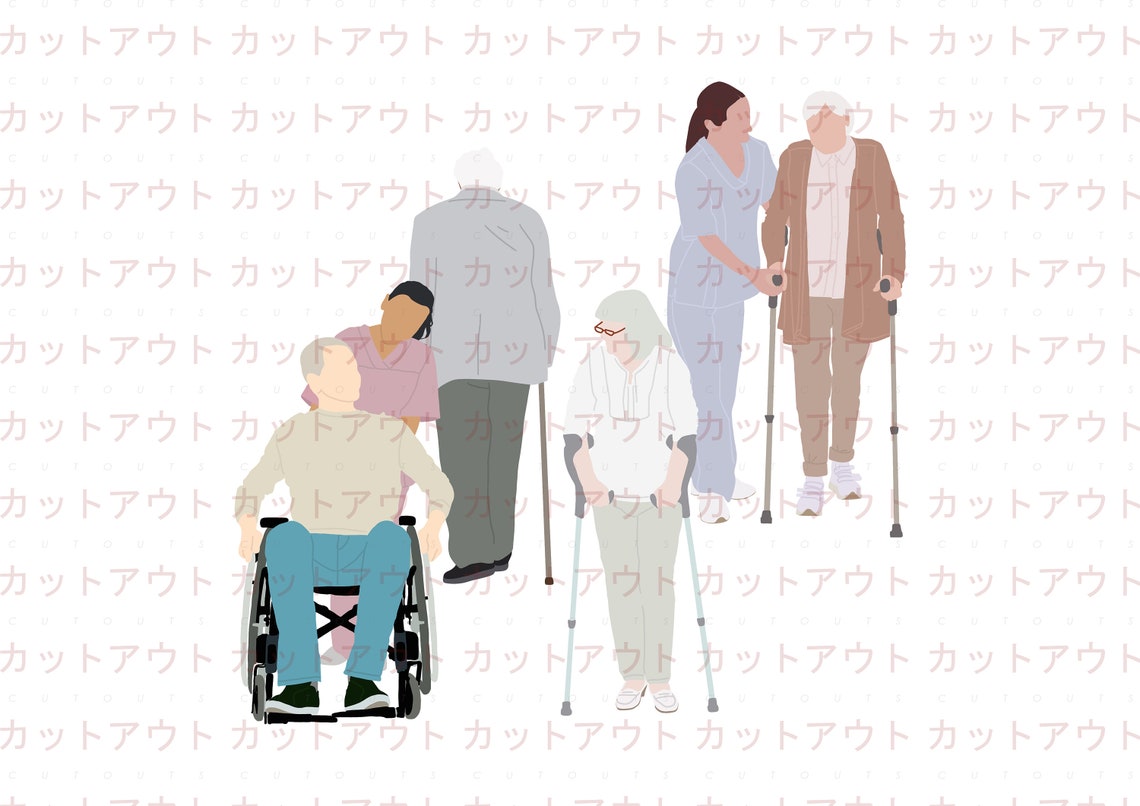 Flat Vector Illustration People Human Cutouts for Visualisation ...