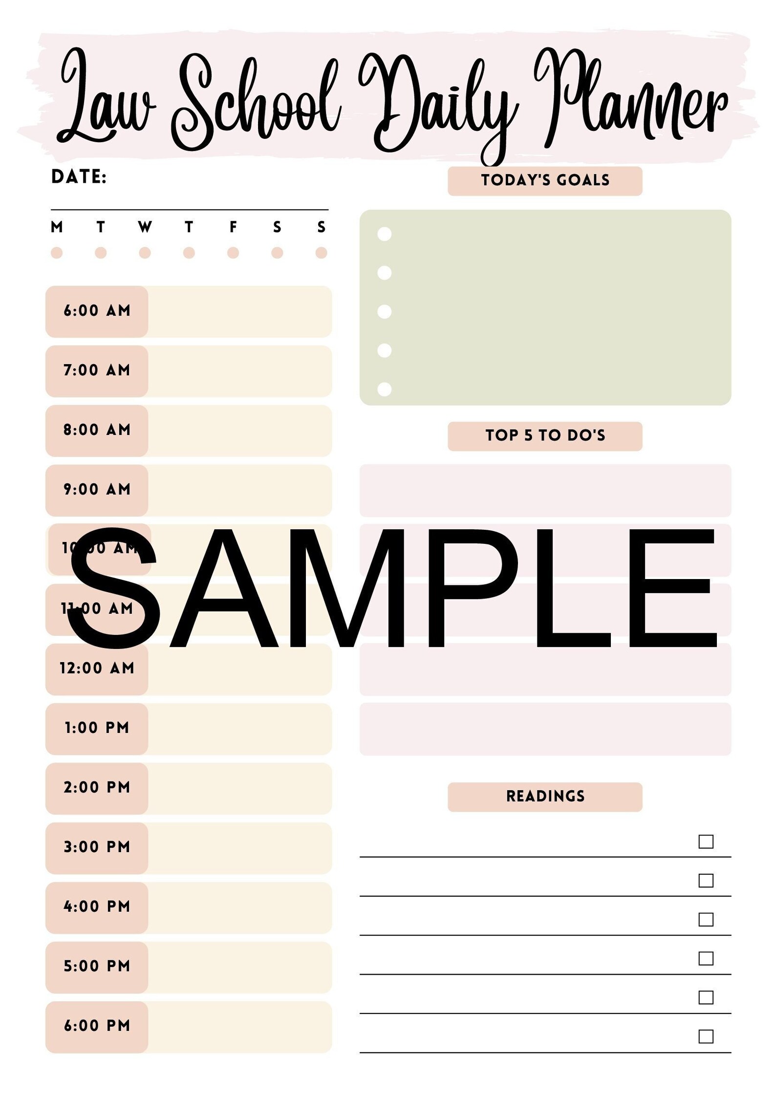 Law School - Case Brief Bundle Template PDF Printable, Law Student ...