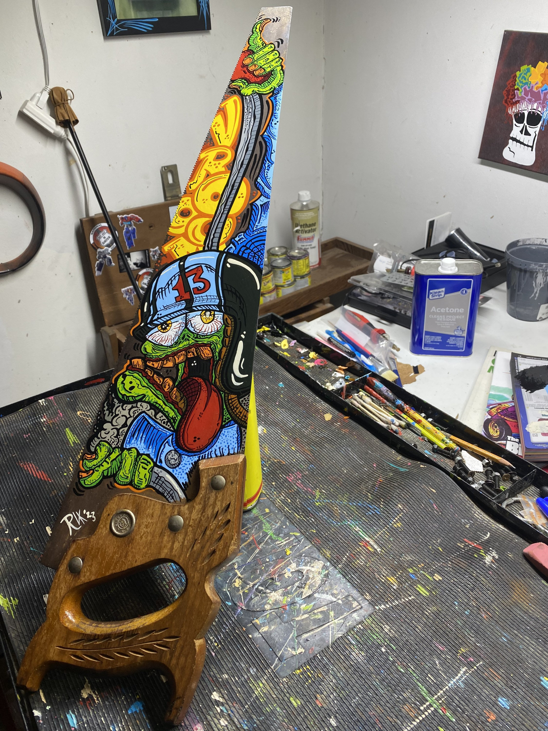 Vintage Repurposed Wood Saw - Etsy