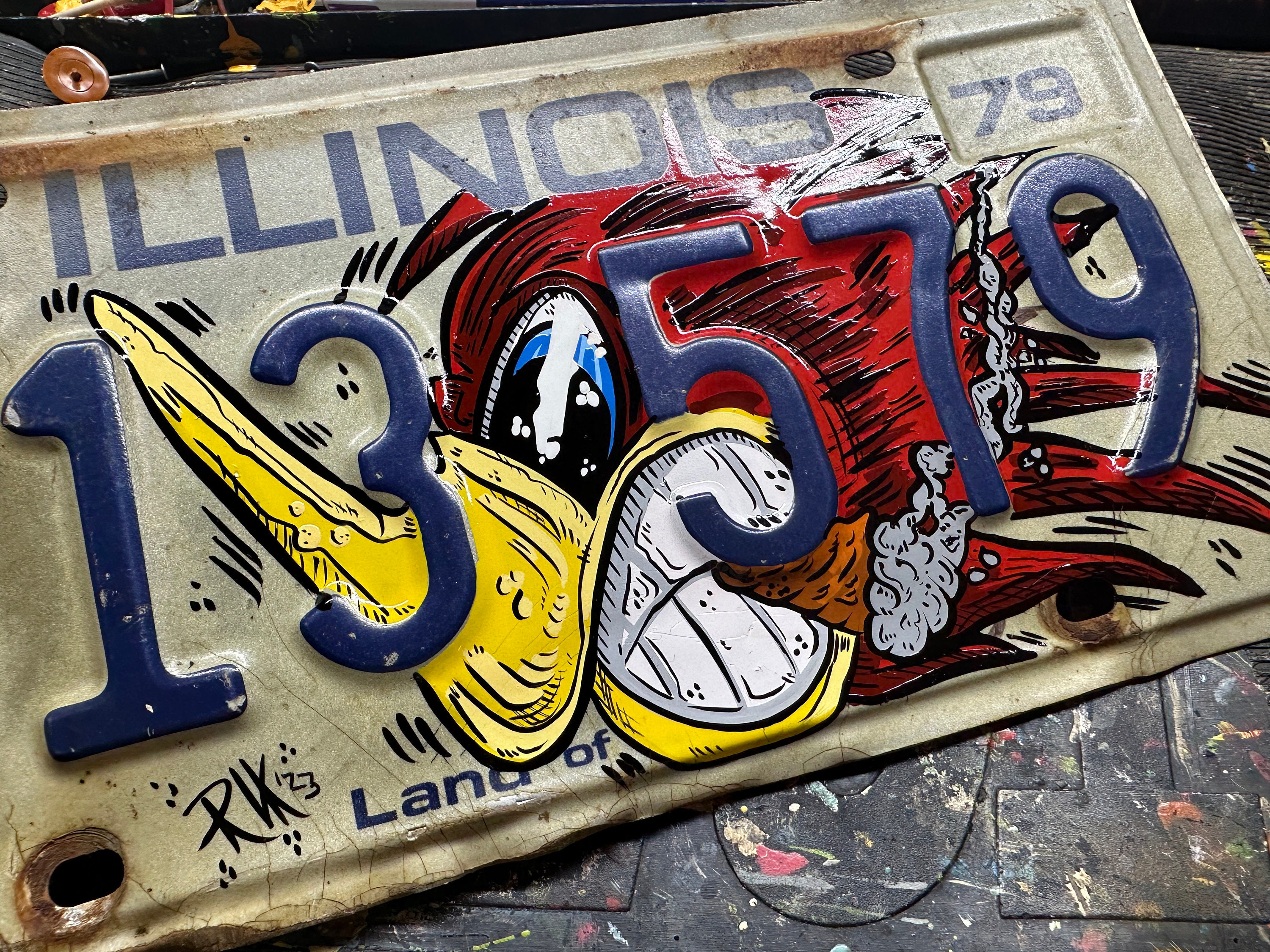 Repurposed Vintage License Plate - Etsy