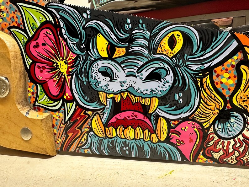 Vintage Repurposed Wood Saw - Etsy