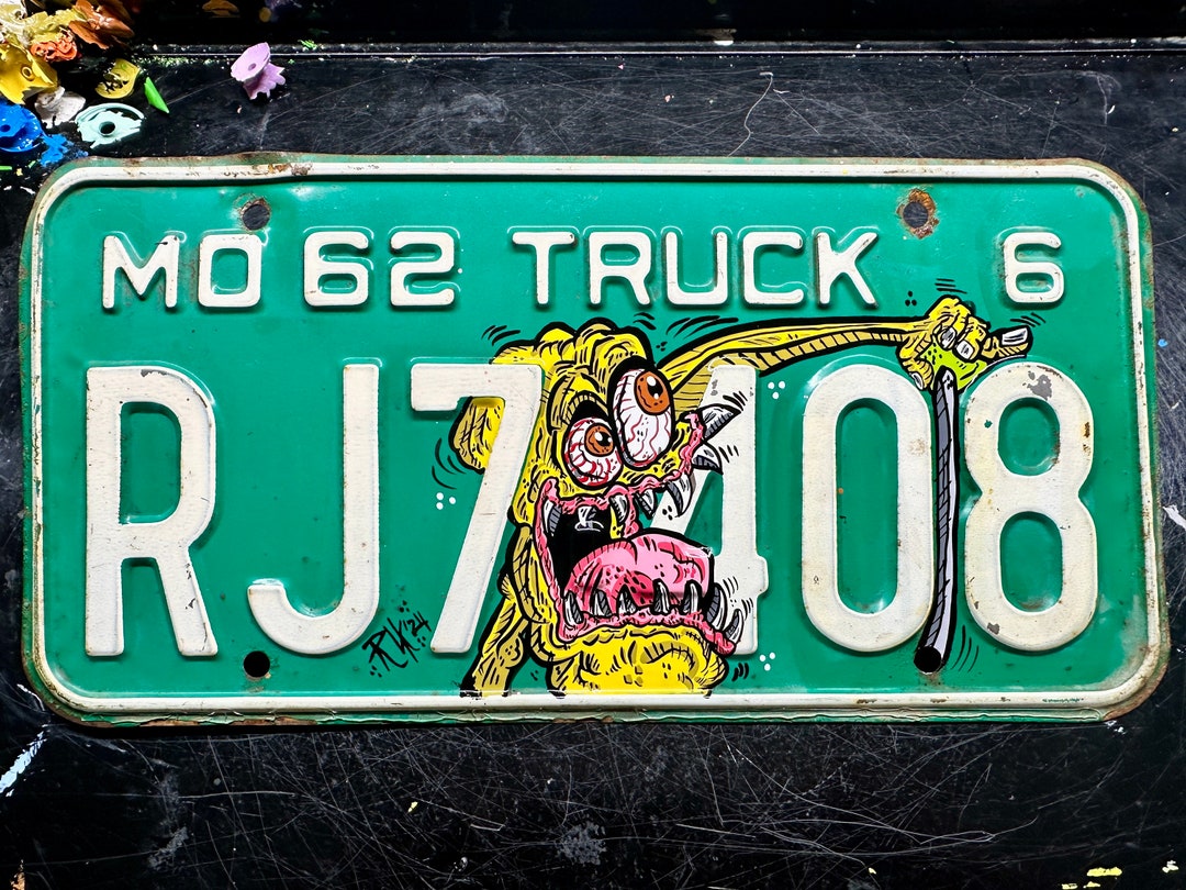 Repurposed Vintage License Plate - Etsy