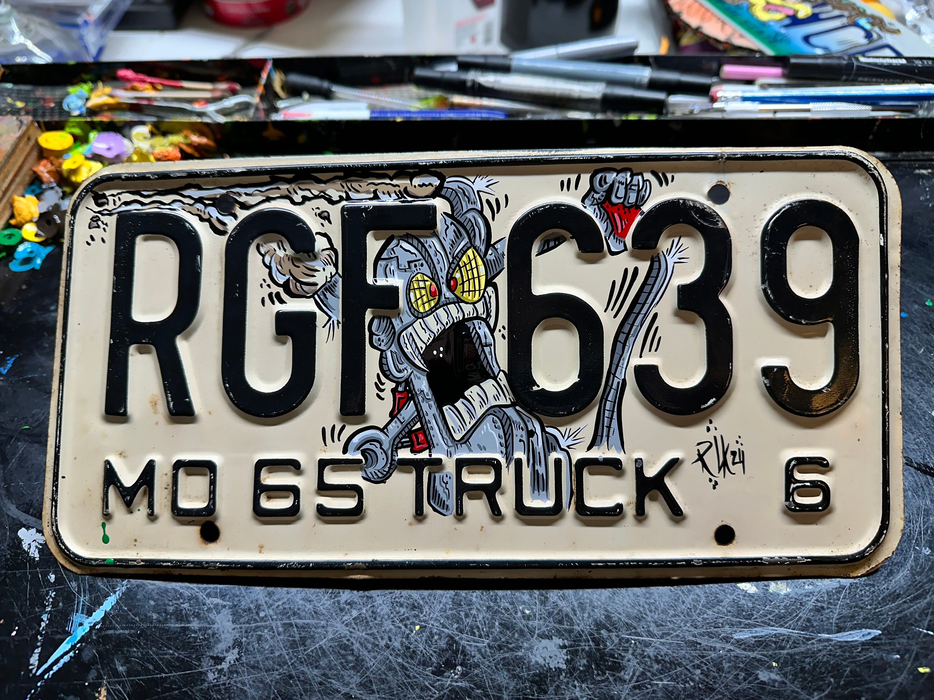 Repurposed Vintage License Plate - Etsy