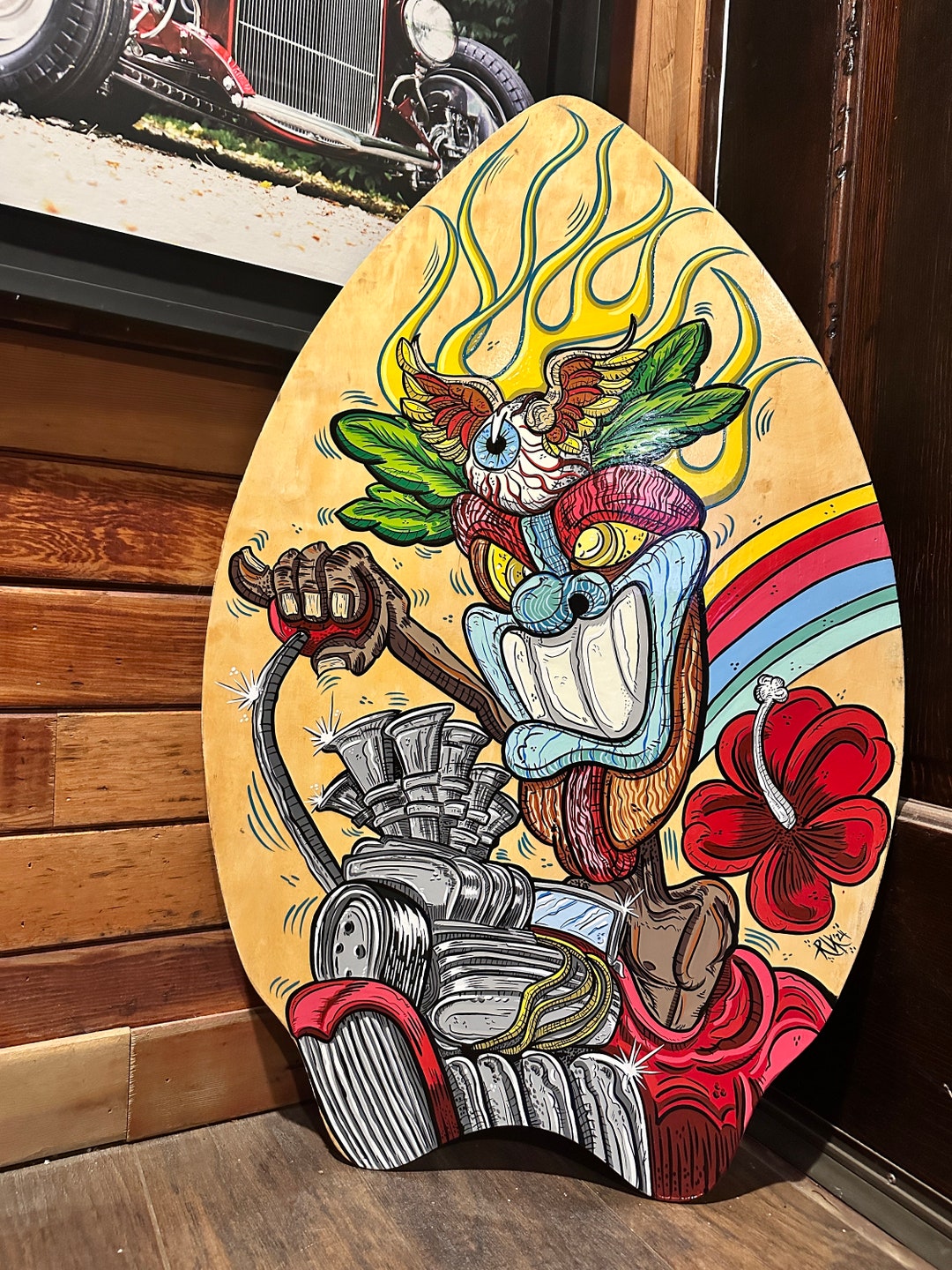 Tiki Boogie Board - Etsy
