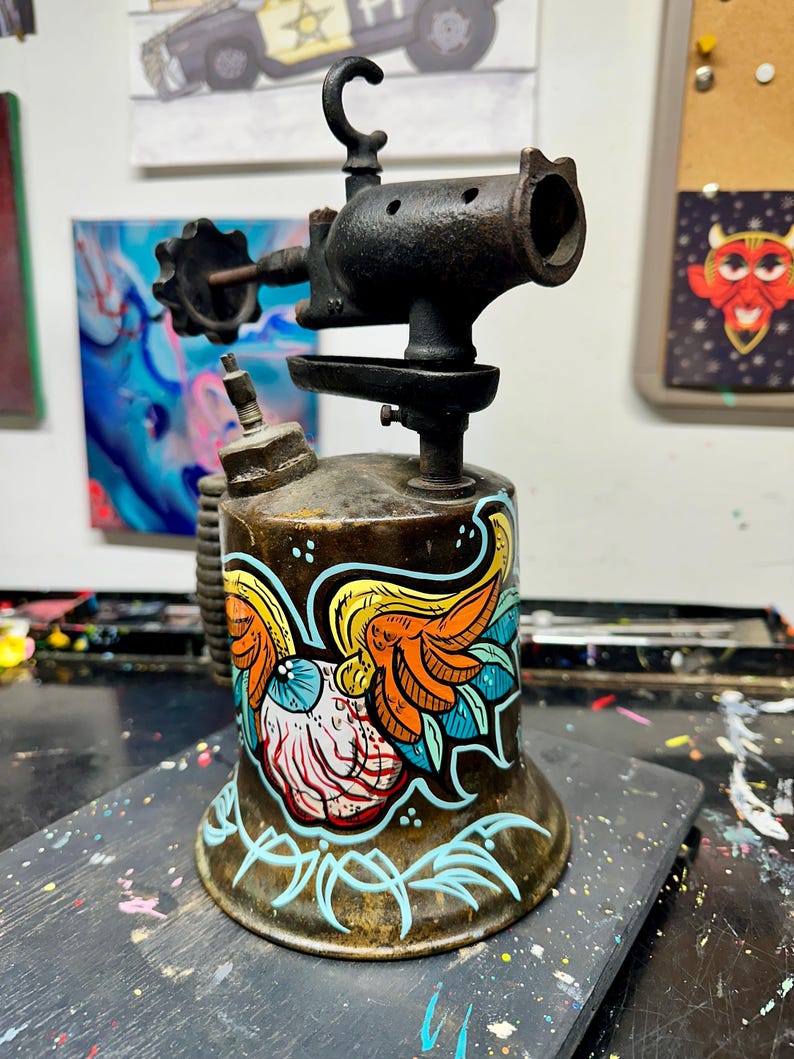 Vintage Blow Torch - Etsy