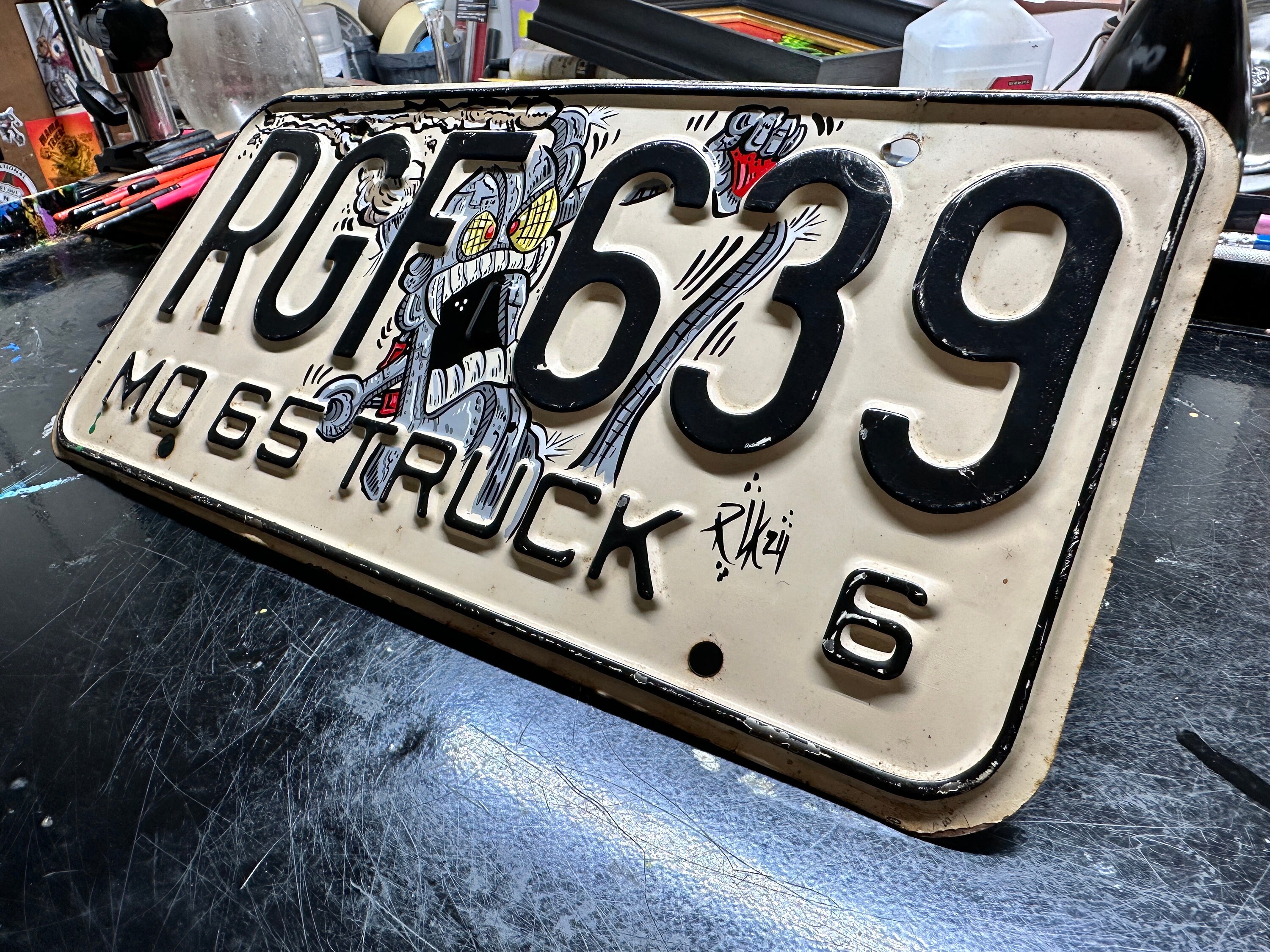 Repurposed Vintage License Plate - Etsy