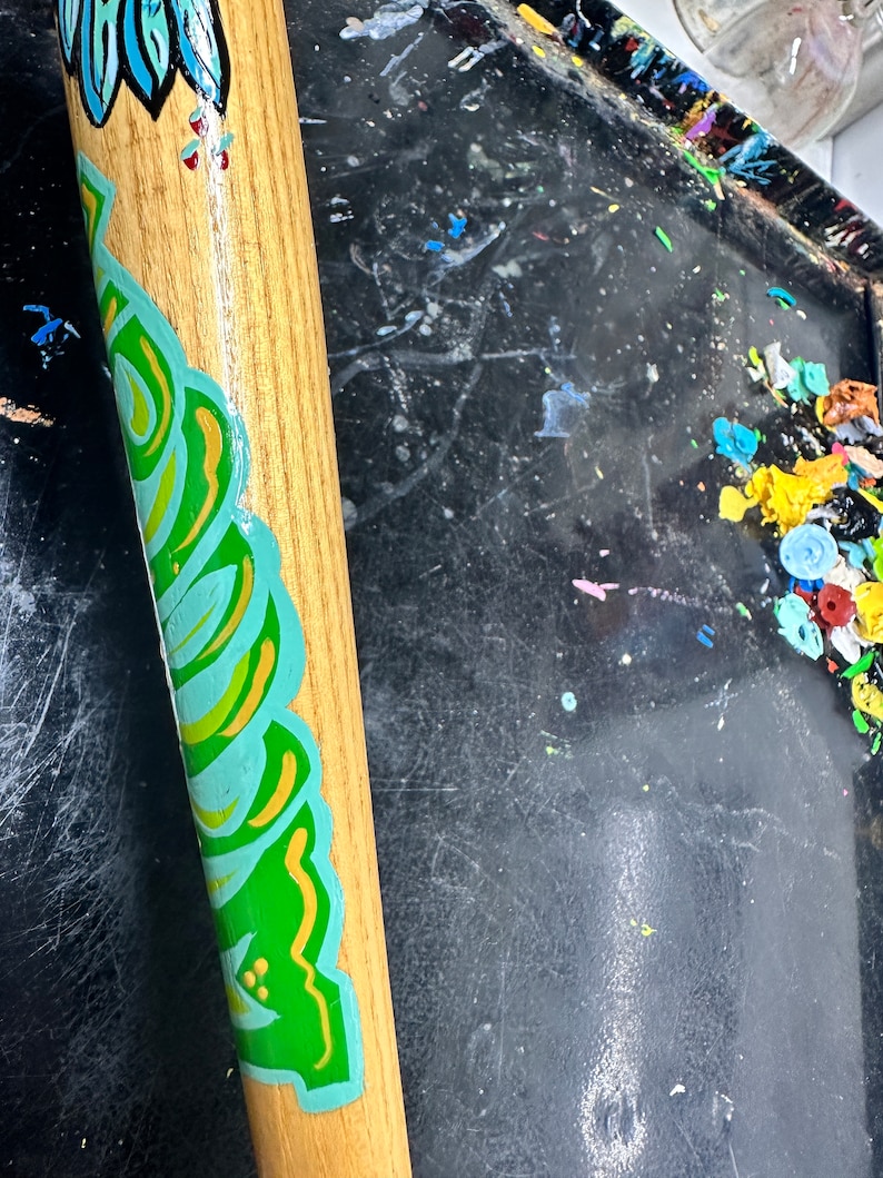 Miniature Custom Painted Baseball Bat. - Etsy