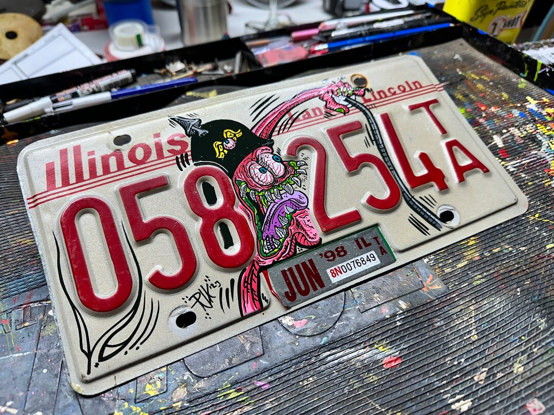 Repurposed Vintage License Plate - Etsy