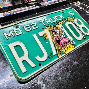 Repurposed Vintage License Plate - Etsy