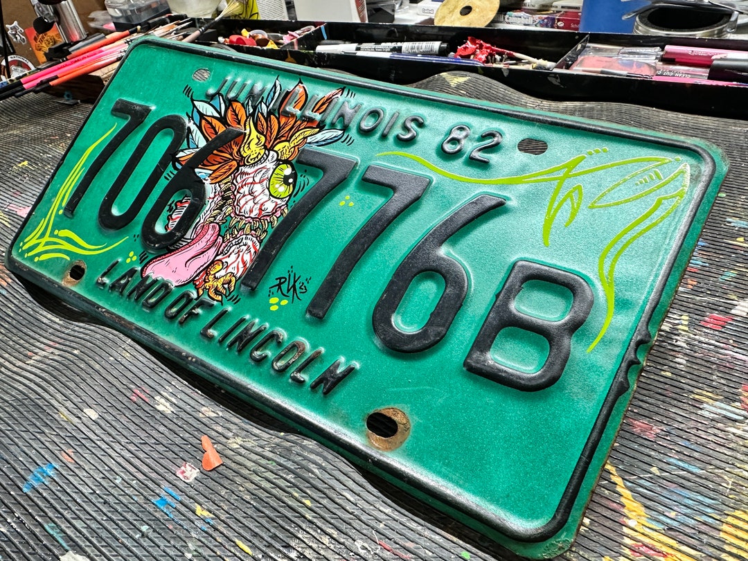 Repurposed Vintage License Plate - Etsy