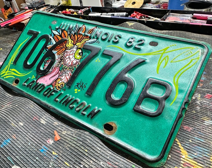 Repurposed Vintage License Plate - Etsy