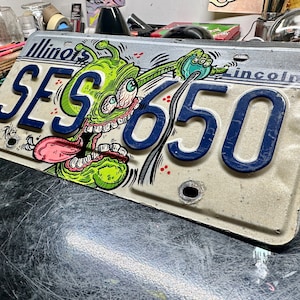 Repurposed Vintage License Plate - Etsy