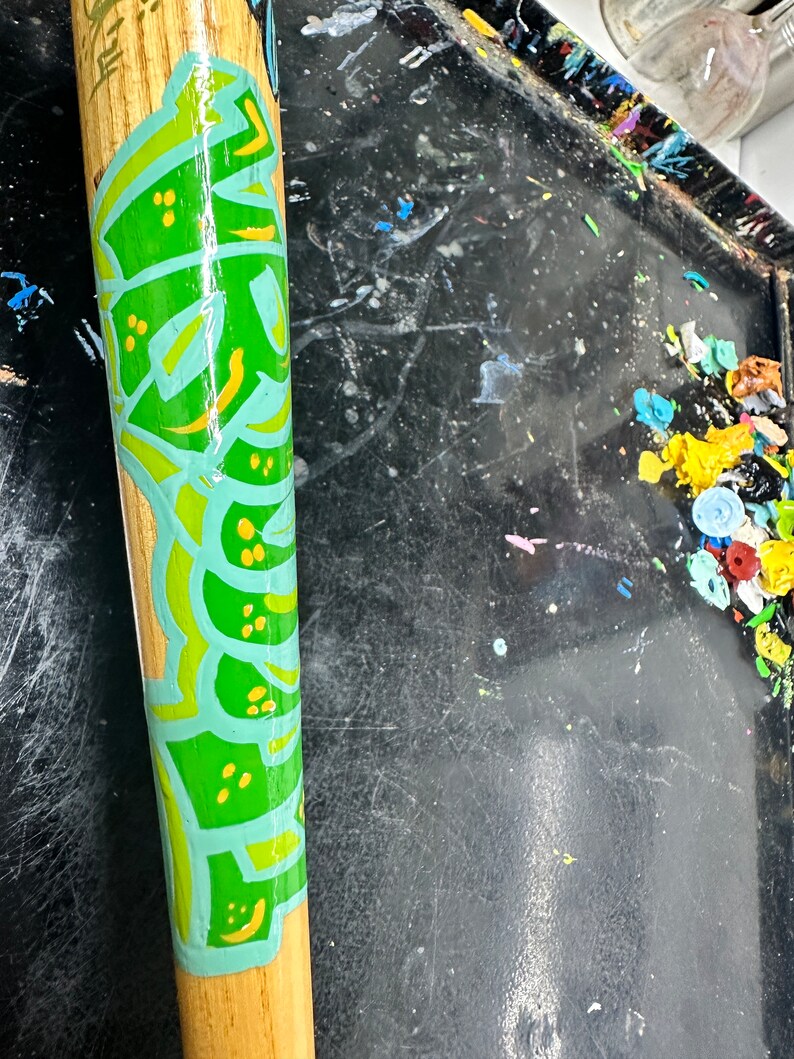 Miniature Custom Painted Baseball Bat. - Etsy